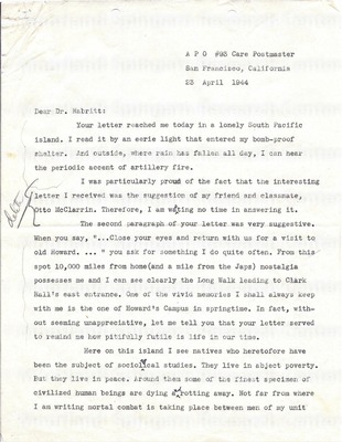 "Leighton, George N. - 1944-1945 (typescript)" by MSRC Staff