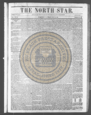 "North Star 1848-07-14" by Frederick Douglass and John Dick