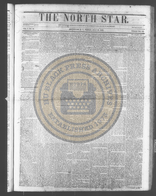 "North Star 1848-07-21" by Frederick Douglass and John Dick