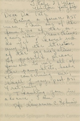 "Redmond, Lawrence C." by Lawrence Craig Redmond